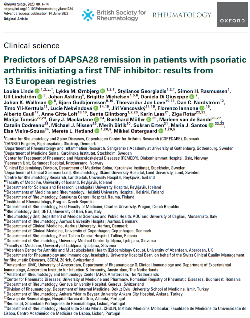 The EuroSpA Research Collaboration Network